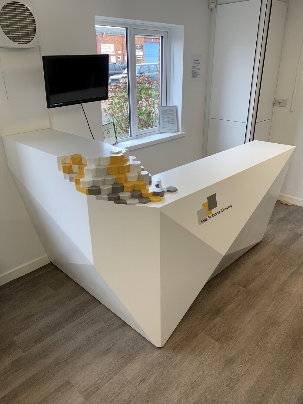 Reception Counter Manufacture & Installation | Solid Surfacing Company